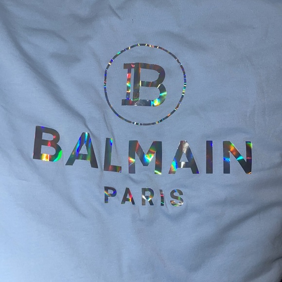 Balmain | Accessories | Balmain Hologram New Baby Blue Bunting Sleeping ...